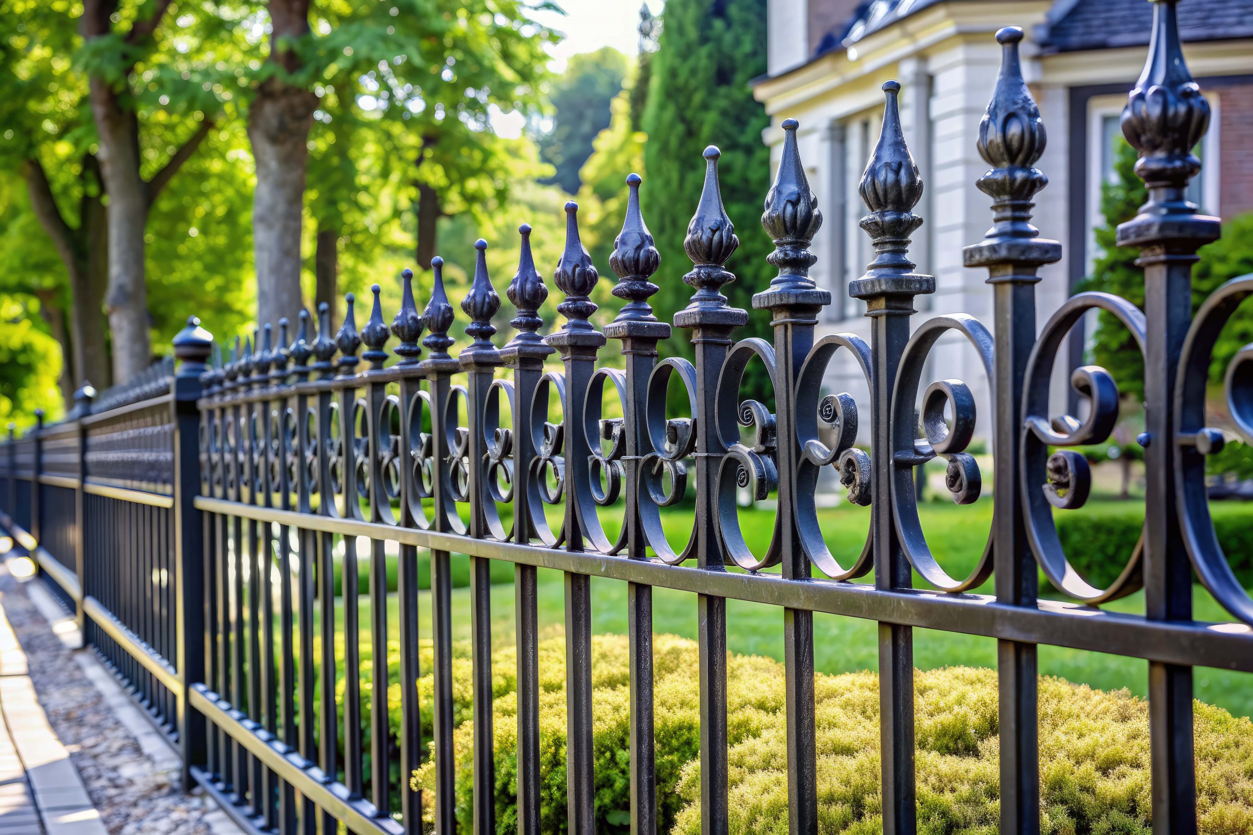 Wrought Iron Fencing Solutions in UAE | Top Steels Contracting in UAE ...